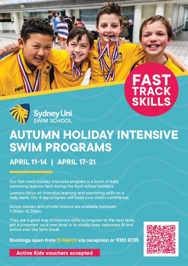 Swim Programs - Sydney Uni Sport & Fitness - Learn To Swim, Squads & More