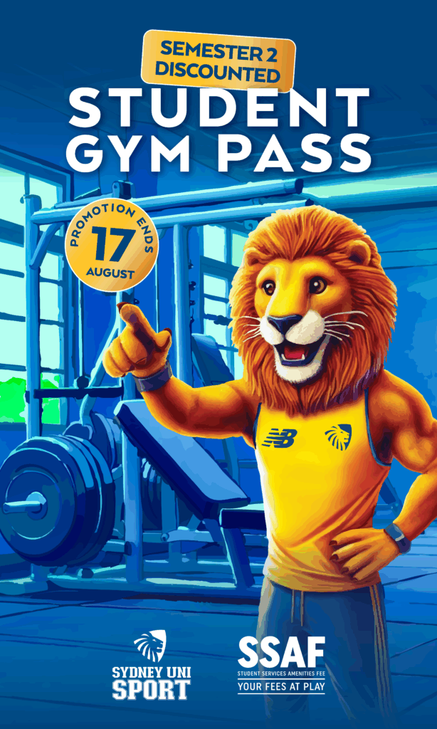 2025 Semester 2 Student Gym Pass - Available For USYD Students