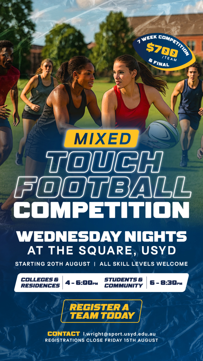 Touch Football Competition - Sydney Uni Sport