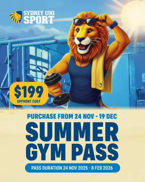 Student Summer Gym Pass - Sydney Uni Sport - Fitness Challenge
